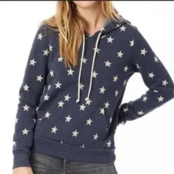 Alternative Apparel | Tops | Womens Alternative Apparel Blue Offwhite ...